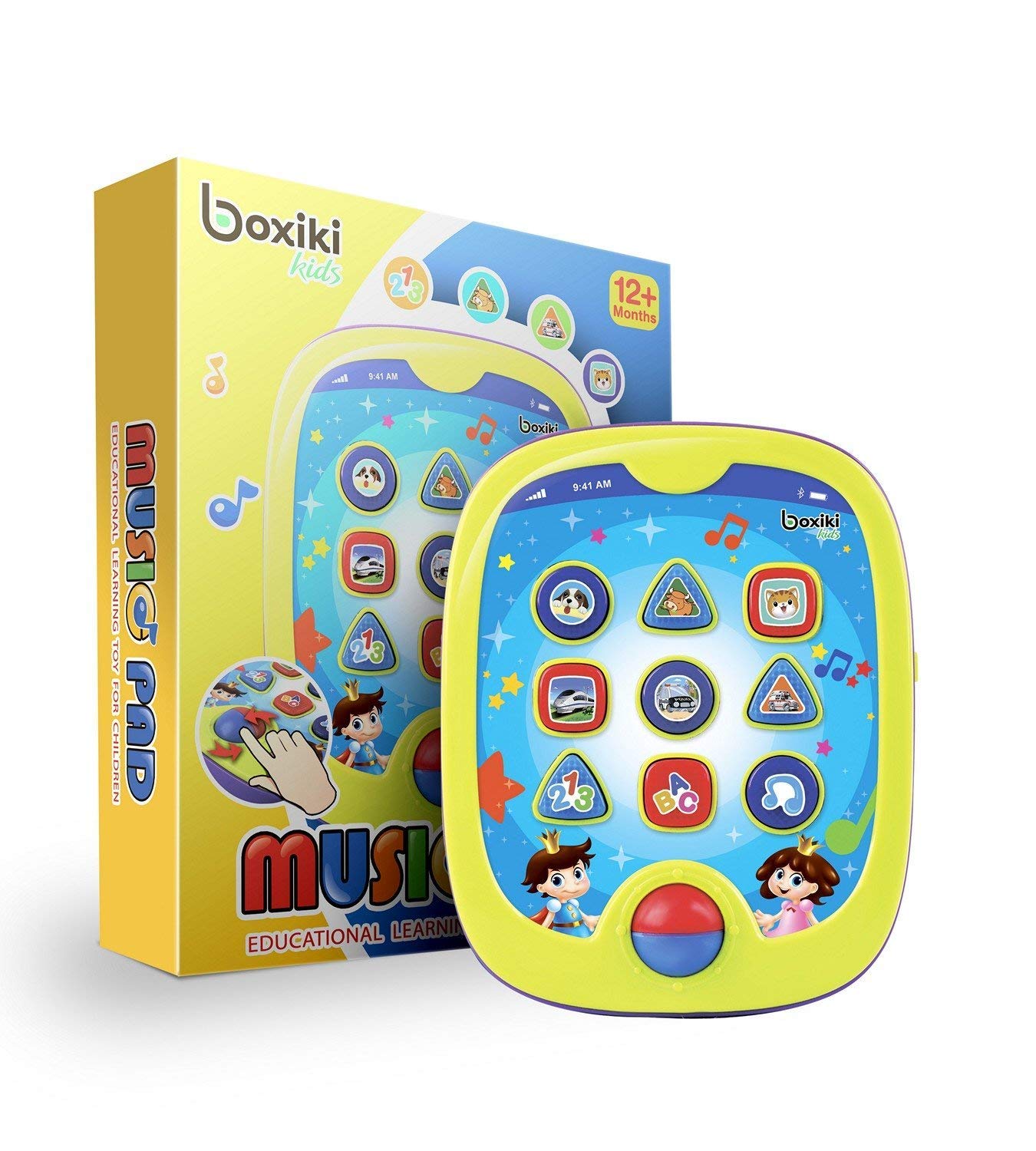 Boxiki kids Smart Pad Educational Toys for Babies and Children - Preschool Learning Toddler Tablet Toy for Infants. Learn ABC, Numbers & Play Games.Learning Toys for 3,4,5 Years Old Boys & Girls