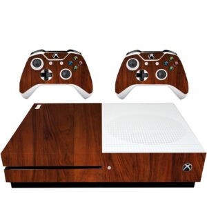 decal for xbox one s wood skin to fit xbox 1 slim woodgrain vwaq-xsgc4