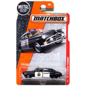 matchbox 2016 mbx heroic rescue '51 hudson hornet (police car) 57/125, black