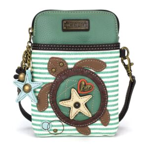 chala convertible cross-body adjustable straps and star zipper turtle stripe