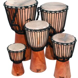 Djembe Standard oilfinish, 10" tall, 6" head