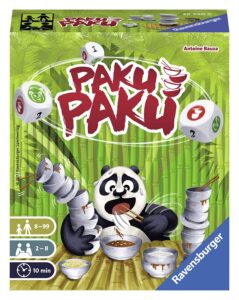 ravensburger paku paku - exciting dice game for family fun | quick play time | engaging gameplay | ideal for group activity | sustainable materials