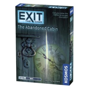 exit: the abandoned cabin - kennerspiel des jahres winner, card-based family escape room game for 1-4 players, ages 12+