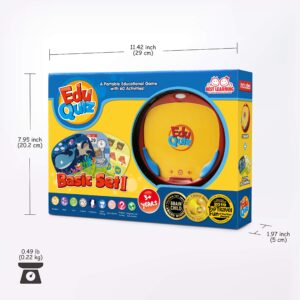 BEST LEARNING EduQuiz Basic Set I - Interactive Self Learning Educational Matching Toy for Kids Boys & Girls 3 4 5 6 Years Old