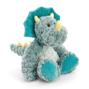 demdaco drake mellow fellows dinosaur turquoise children's plush stuffed animal toy