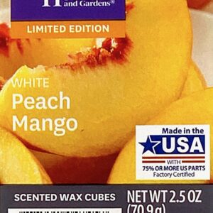 Better Homes and Gardens White Peach Mango Scented Wax Cubes - 4-Pack