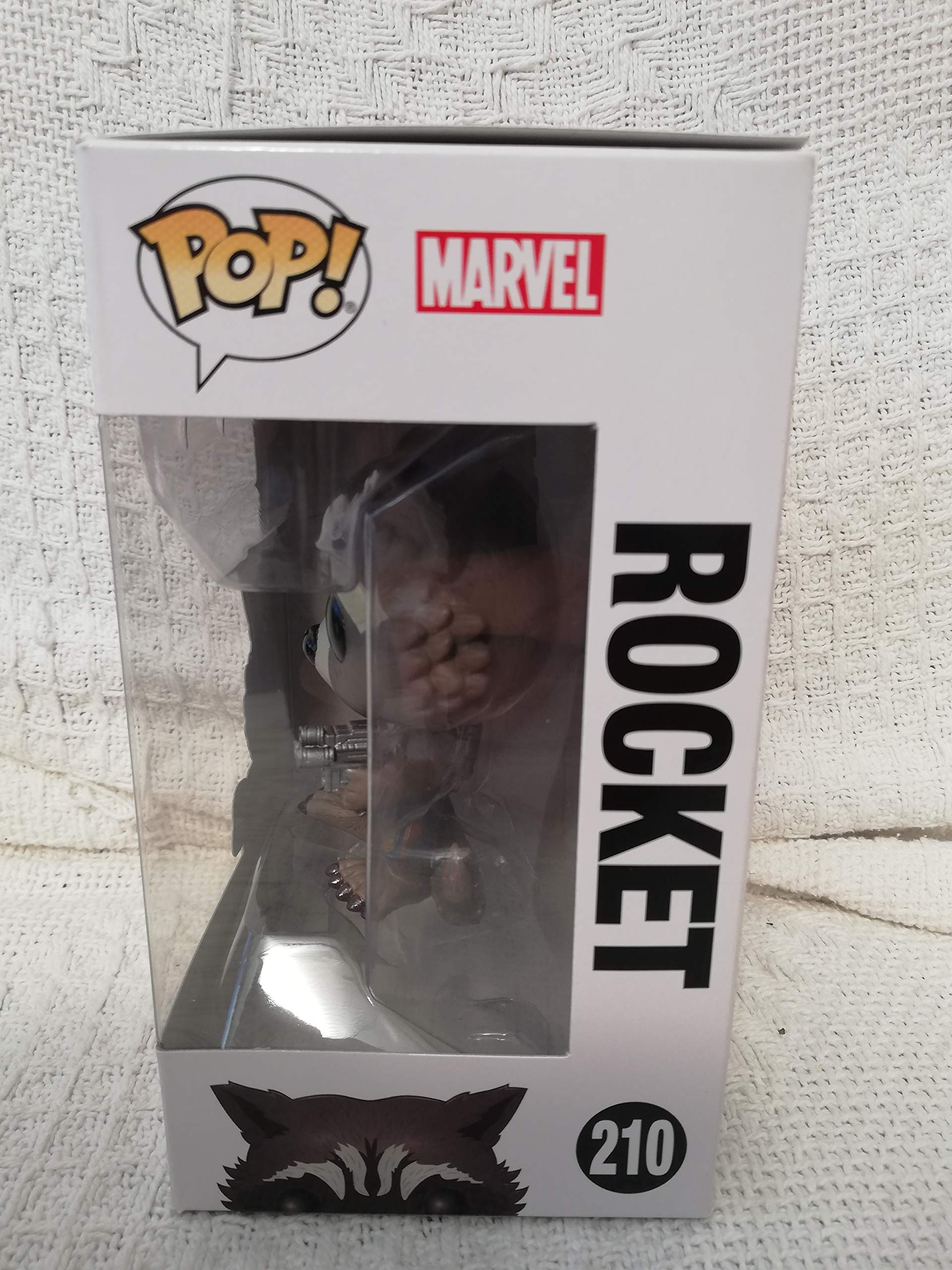 Funko Pop Vinyl Marvel Guardians of the Galaxy Vol. 2 Rocket Raccoon Exclusive Bobblehead Figure 210