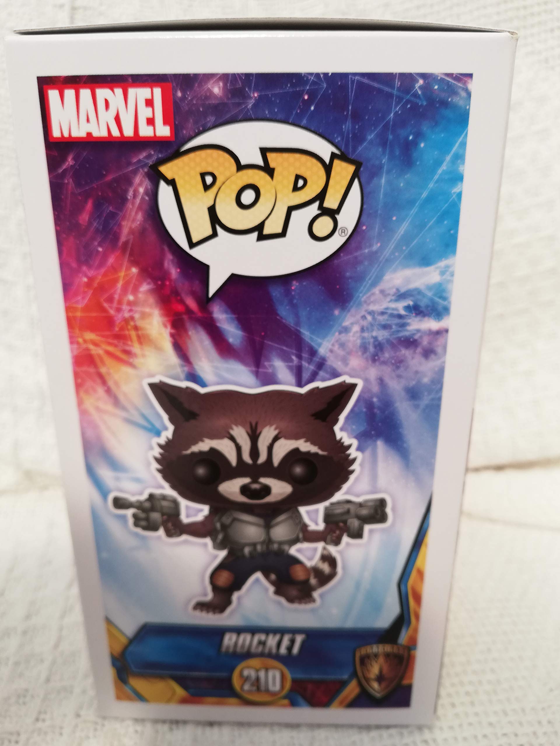 Funko Pop Vinyl Marvel Guardians of the Galaxy Vol. 2 Rocket Raccoon Exclusive Bobblehead Figure 210