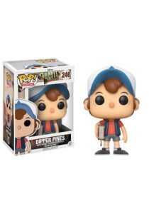 funko gravity falls pop! animation dipper pines vinyl figure #240 [regular version], styles may vary, multicolor, standard (12373)