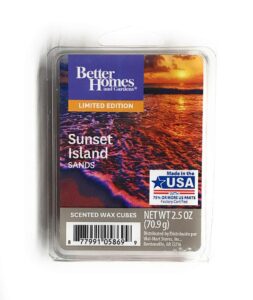 better homes and gardens sunset island sands wax cubes - 2017 limited edition