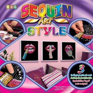 Sequin Art Style Pop Art 3 Arts & Crafts Kits