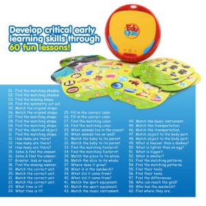 BEST LEARNING EduQuiz Basic Set I - Interactive Self Learning Educational Matching Toy for Kids Boys & Girls 3 4 5 6 Years Old