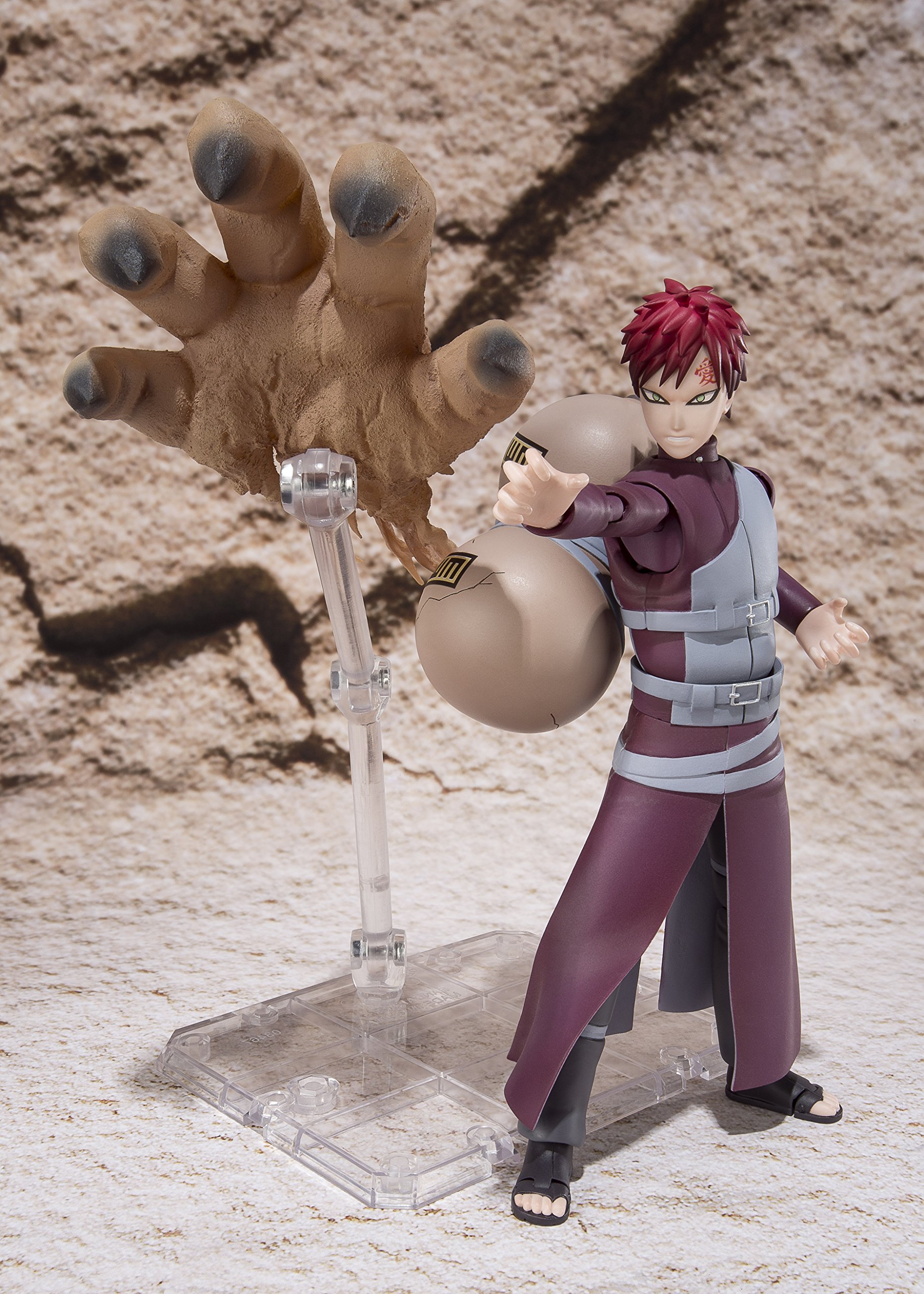 TAMASHII NATIONS Bandai S.H.Figuarts Gaara Naruto Shippuden Action Figure