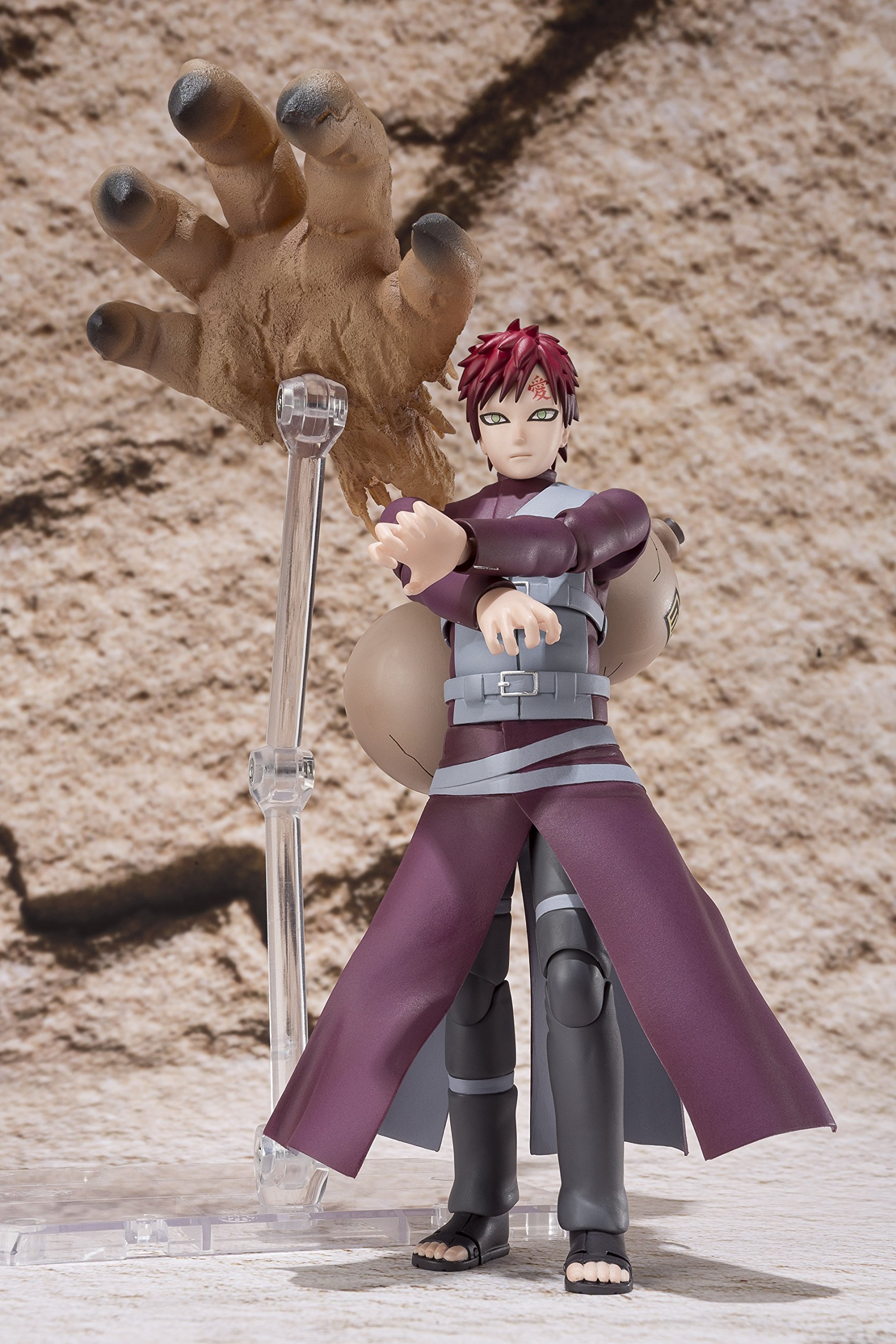 TAMASHII NATIONS Bandai S.H.Figuarts Gaara Naruto Shippuden Action Figure