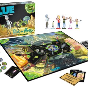 USAopoly CLUE: Rick and Morty | Featuring Characters from The Adult Swim TV Show Rick & Morty | Collectible Clue Board Game | Perfect for Rick & Morty Fans