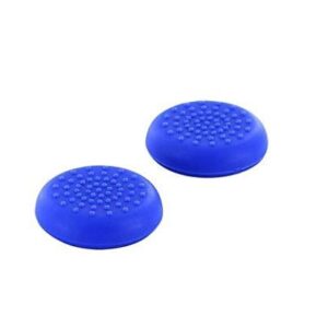 Analog Silicone Thumb Stick Grips Joystick Cap Cover for PS4 PS3 PS2 Xbox 360 Xbox One Game Controllers (Blue)