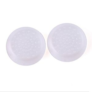 analog silicone thumb stick grips joystick cap cover for ps4 ps3 ps2 xbox 360 xbox one game controllers (clear)