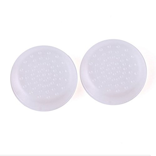 Analog Silicone Thumb Stick Grips Joystick Cap Cover for PS4 PS3 PS2 Xbox 360 Xbox One Game Controllers (Clear)