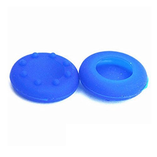 10 x Analog Controller Thumb Stick Grip Thumbstick Joystick Cap Cover for PS4 PS3 for Xbox 360 Xbox One (Blue)