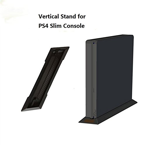 Ambertown PS4 Slim Vertical Stand, Black, Plastic