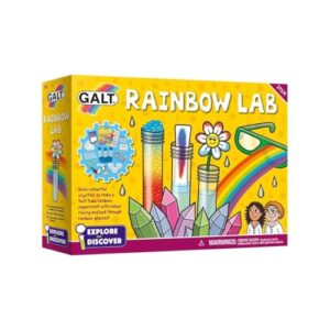 galt toys, rainbow lab, science kits for kids, ages 5+, multicolor