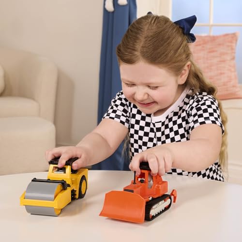 Driven by Battat – Toy Bulldozer For Kids – 1:24 Scale – Toy Construction Vehicle – Realistic Sounds – Movable Parts – Gift Toy Car for 3 Years +