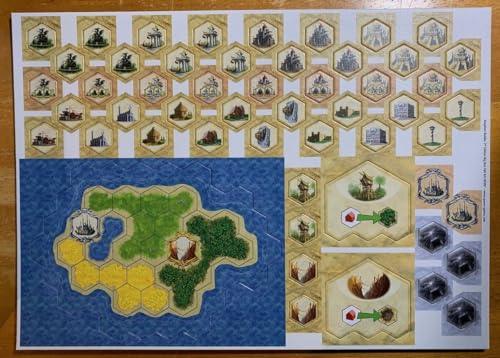 Queen Games Kingdom Builder Big Box 2nd Edition Board Game