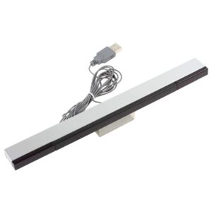 lipovolt® usb wired infrared ray ir sensor bar for nintendo wii/wii u/pc + stand