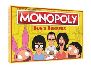 monopoly bobs burgers board game | themed bob burgers tv show monopoly game | officially licensed bob's burgers game