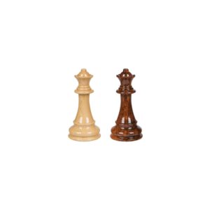 extra queens only (for use with abigail chess inlaid wood folding board game with pieces - 21 inch set)