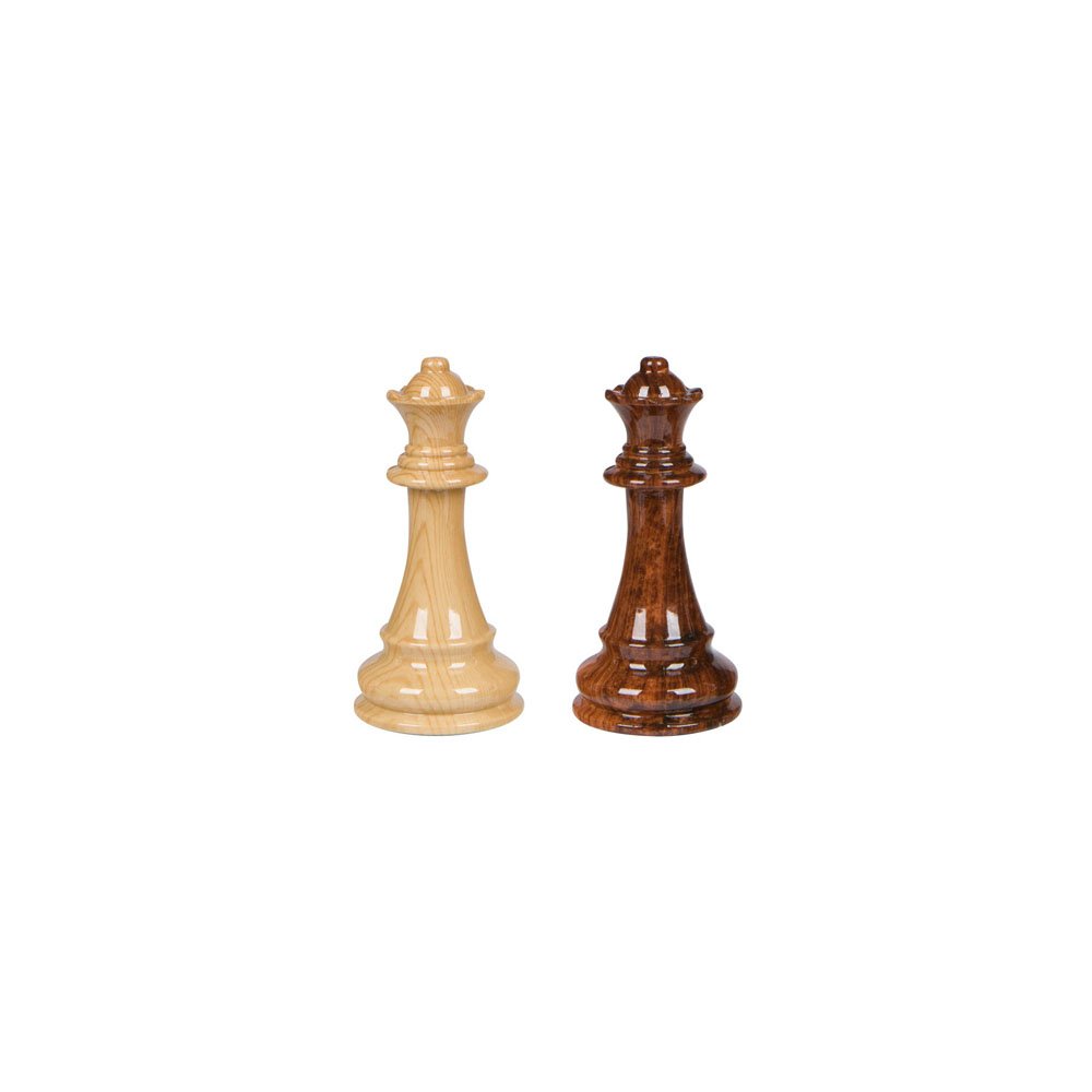 Extra Queens Only (for use with Abigail Chess Inlaid Wood Folding Board Game with Pieces - 21 Inch Set)