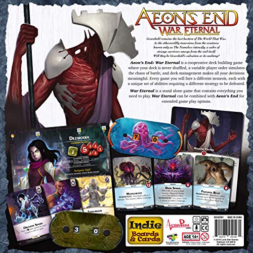 Aeon's End War Eternal - Cooperative Sci-Fi Fantasy Strategy Deck-Building Board Game for 1-4 Players Ages 14+ 60 Minute Playtime by Indie Boards and Cards