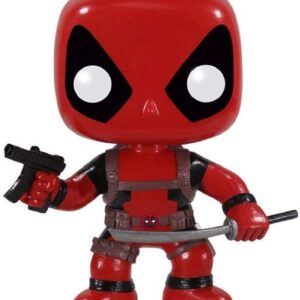 Funko Pop! Marvel: Deadpool #20 Vinyl Figure (Bundled with Compatible Box Protector Case), Multicolor, 3.75 inches