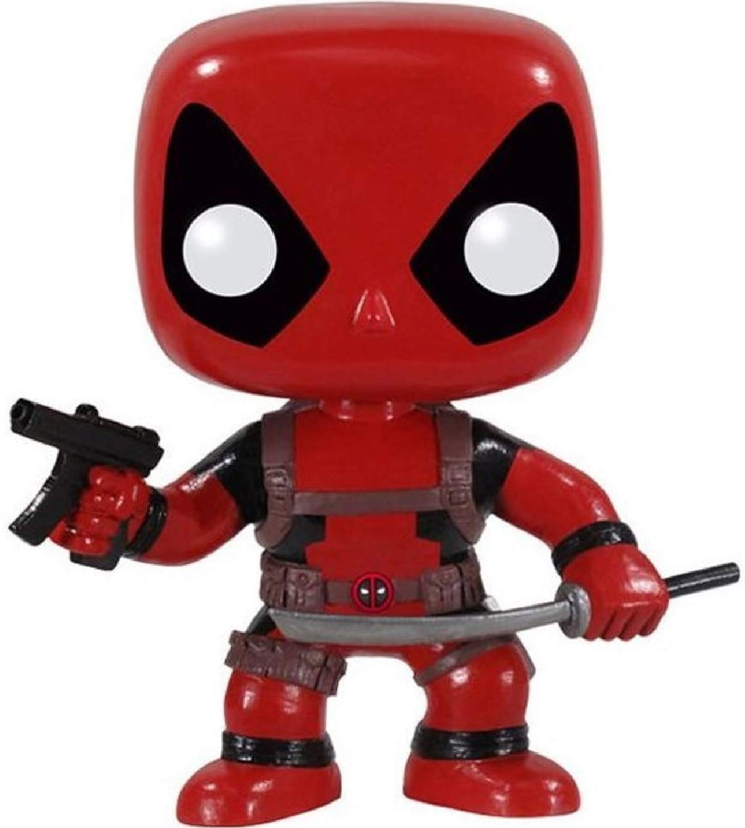 Funko Pop! Marvel: Deadpool #20 Vinyl Figure (Bundled with Compatible Box Protector Case), Multicolor, 3.75 inches