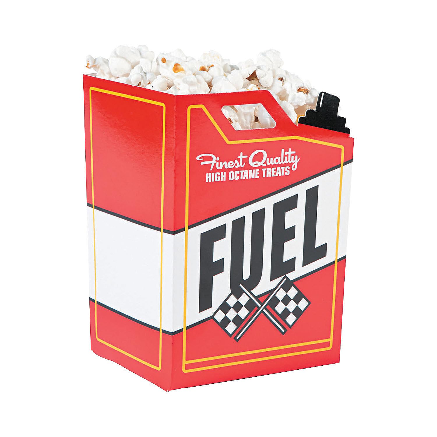 Race Car Fuel Can Popcorn Treat Boxes - Racing Birthday Party Supplies - 24 Pieces