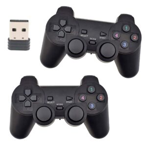 c-zone 2.4ghz usb twins wireless game controller gamepad joystick with win98/2000/x/2003vista/win7 system tv box