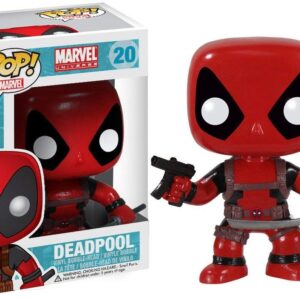 Funko Pop! Marvel: Deadpool #20 Vinyl Figure (Bundled with Compatible Box Protector Case), Multicolor, 3.75 inches