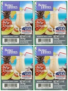 better homes and gardens tropical pina colada scented wax cubes - 4-pack