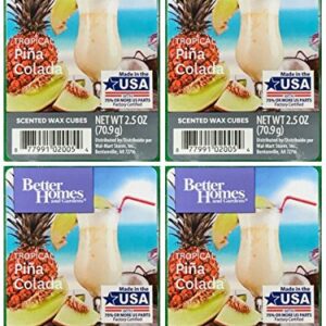 Better Homes and Gardens Tropical Pina Colada Scented Wax Cubes - 4-Pack