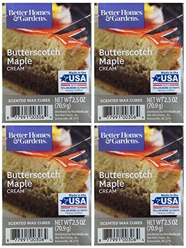 Better Homes and Gardens Butterscotch Maple Cream Wax Cubes - 4-Pack