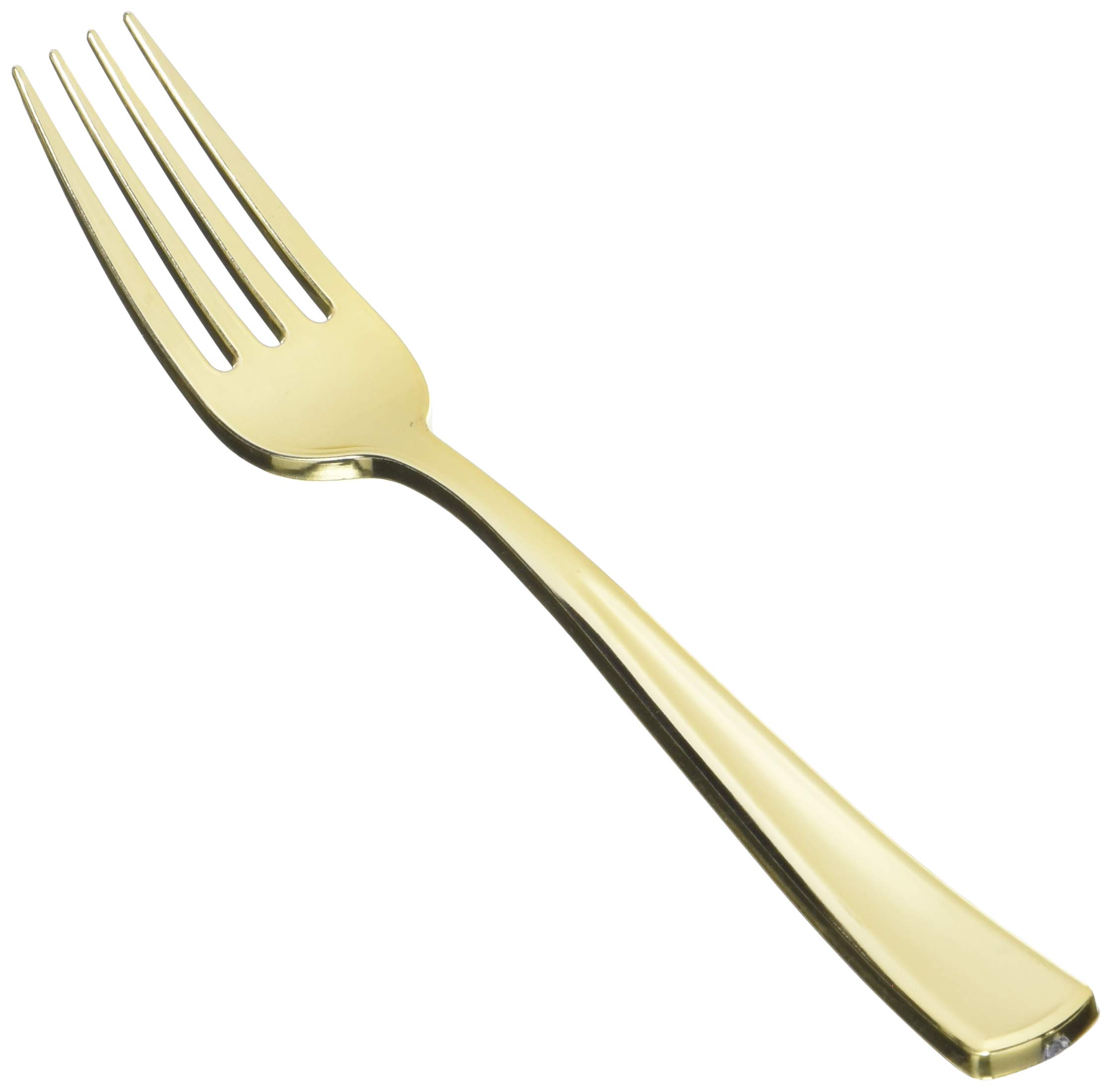 Elegant Premium Gold Forks (Pack of 32) | Heavy-Duty & Disposable for Weddings, Parties & Special Occasions