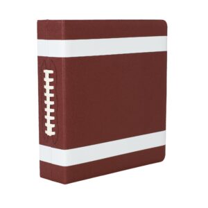 bcw 3-inch sports collectors album - hockey | storage for over 800 cards | ideal for organizing baseball, football, basketball trading cards | aesthetic display for sports memorabilia enthusiasts