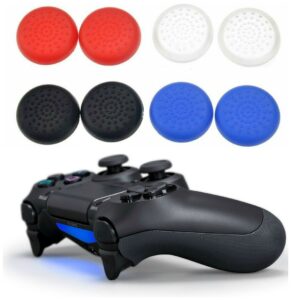 analog silicone thumb stick grips joystick cap cover for ps4 ps3 ps2 xbox 360 xbox one game controllers (8pcs)