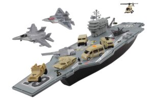 daron worldwide trading aircraft carrier bp96243 playset ,for 36 months to 180 months gray