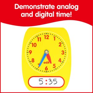 Learning ADVANTAGE-25615 edx Education Write-On/Wipe-Off Clock Dials - Set of 5