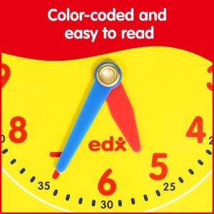 Learning ADVANTAGE-25615 edx Education Write-On/Wipe-Off Clock Dials - Set of 5