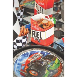 Race Car Fuel Can Popcorn Treat Boxes - Racing Birthday Party Supplies - 24 Pieces