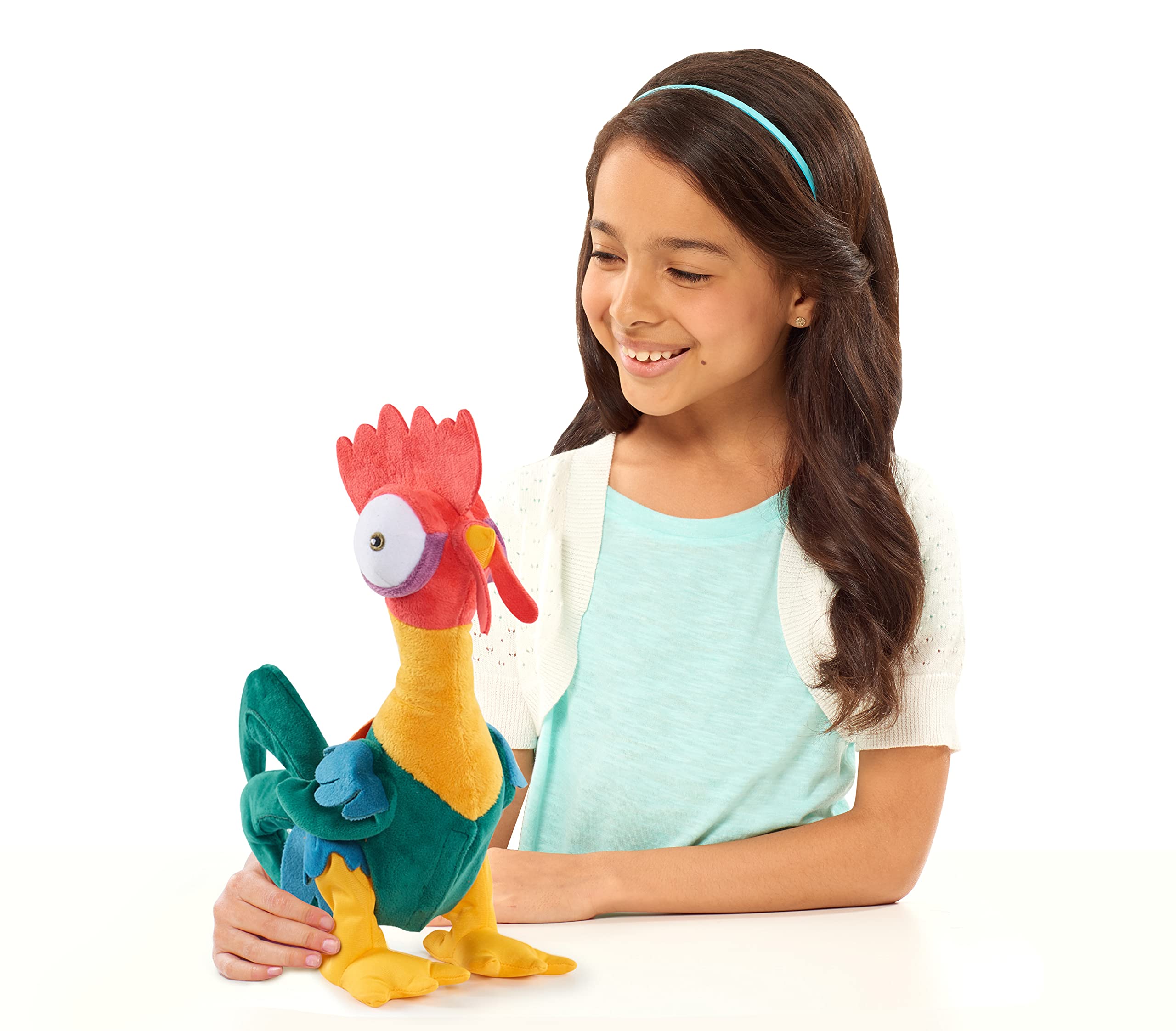 Moana 11-inch Hei Hei Feature Small Plush with Sounds and Dancing, Stuffed Animal, Pretend Play, Kids Toys for Ages 3 Up by Just Play