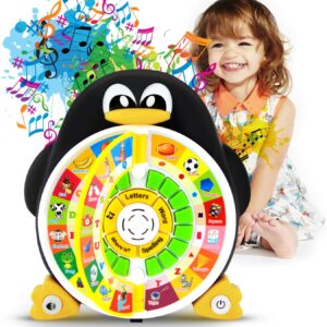 Penguin Power ABC Learning & Educational Toys for Preschoolers - Preschool Learning Activities Toys to Learn ABCs, Words, Spelling, Shapes, Quiz & Songs - Learning Toys for 3+ Year Olds Boys and Girls