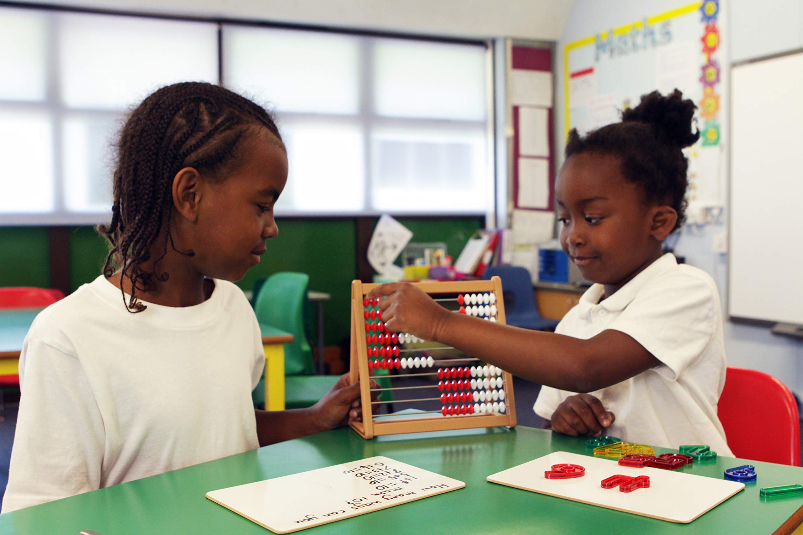 edxeducation Abacus - In Home Learning Manipulative for Early Math - 10 Row Counting Frame - Teach Counting, Addition and Subtraction